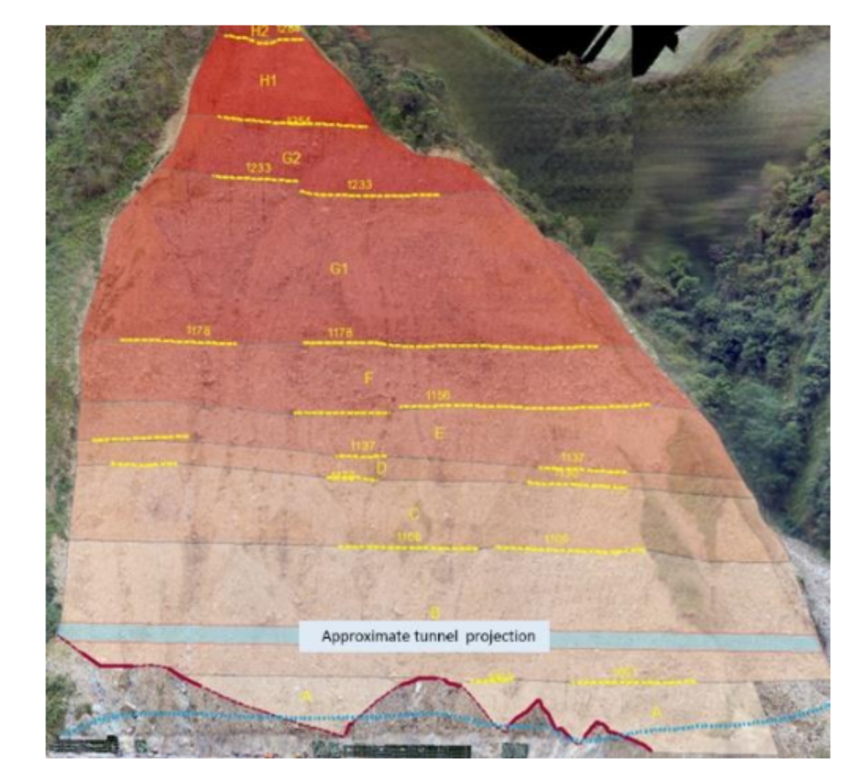 Geophysical exploration for a large terrace landslide – Jeoprobe